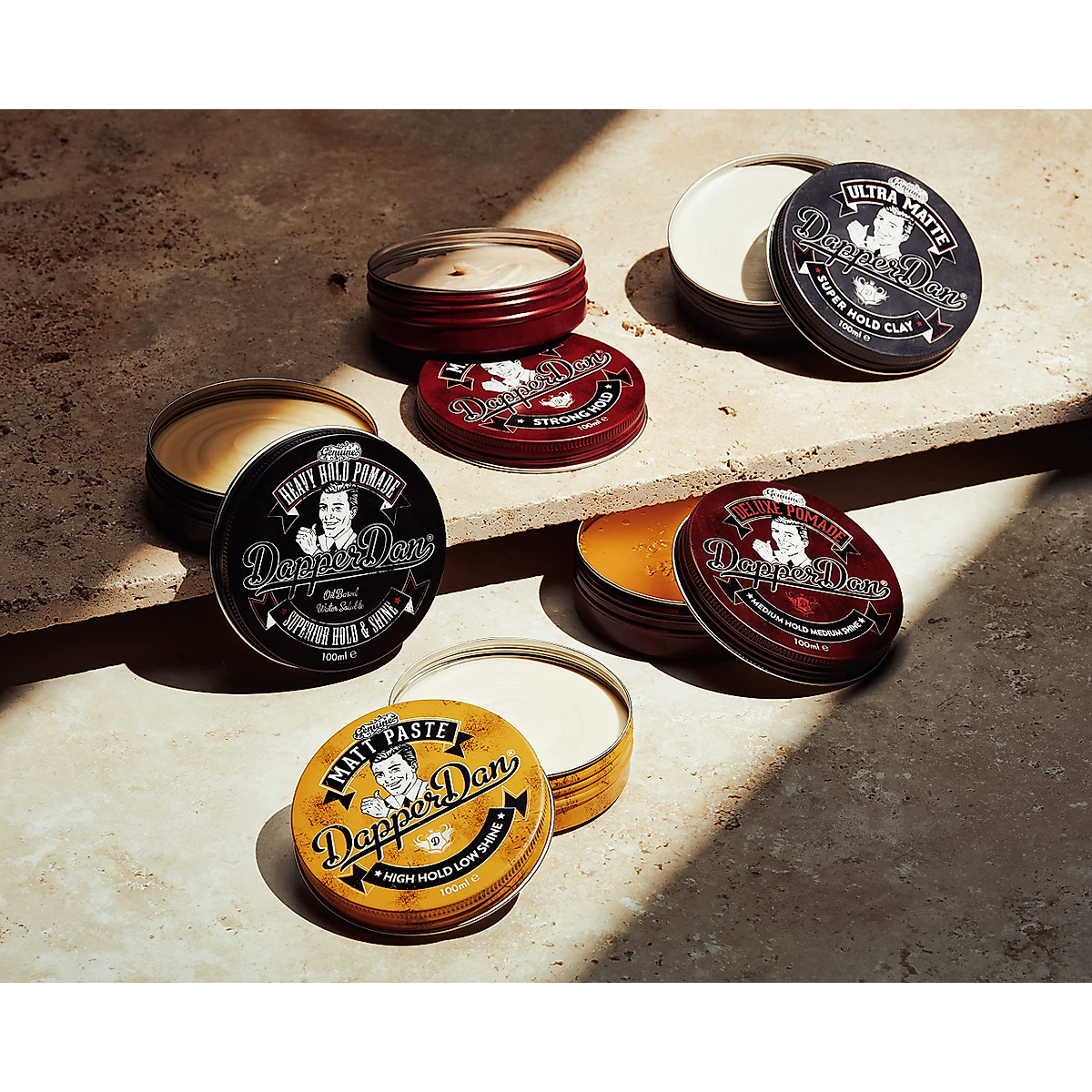 Dapper Dan Matt Paste, High Hold Low Shine Hair Paste for Men, Versatile Hair Product with Flexible Hold for All Styles, Vintage Cologne Fragrance, 1 x 100ml