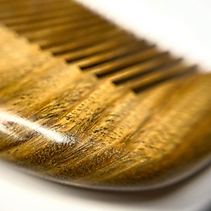 ZilberHaar Beard Comb – 100% Sandalwood – Essential Beard Care Accessory for Men – Hand Made