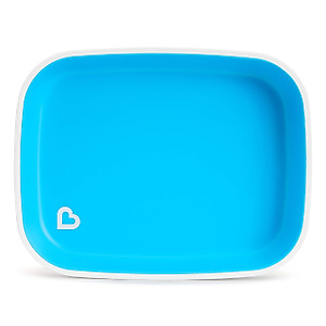 Munchkin® Food Adventure Splash™ Toddler Dining Set, Includes Plate and Stainless Steel Utensils, Purple, Gift Set