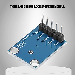 Accelerometer Module ADXL335(Welded), for , 3 Axis Tilt Angle Sensor, Small Size, Thin, Low Power Consumption, Measuring Static Gravitational and Dynamic Acceleration