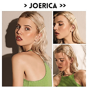 JOERICA 12Pairs 20G Stainless Steel CZ Stud Earrings for Women Men Cartilage Helix 2mm Stud Earrings Set Round Cubic Zirconia Screw Flat Back Stud Ear Piercing