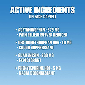 Mucinex Fast-Max Adult Severe Cold Liquid Caplets, 20 ct