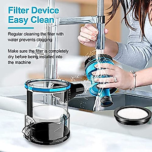 INSE Corded Vacuum Cleaner, 600W Powerful 18000Pa Vacuum Cleaner, 6-in-1 Versatile Lightweight Corded Stick Vacuum Cleaner for Pet Hair Hardwood Floor - Blue