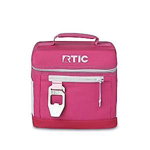 RTIC 6 Can Everyday Cooler, Soft Sided Portable Insulated Cooling for Lunch, Beach, Drink, Beverage, Travel, Camping, Picnic, for Men and Women, Very Berry