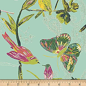 Art Gallery Fabrics Art Gallery Joie de Vivre C'est la Vie Spring Fabric, Blue