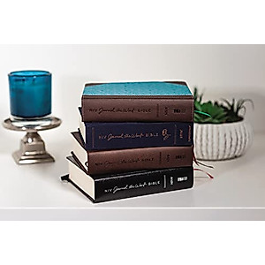 NIV, Journal the Word Bible (Perfect for Note-Taking), Hardcover, Black, Red Letter, Comfort Print: Reflect, Take Notes, or Create Art Next to Your Favorite Verses