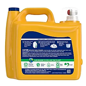 Arm & Hammer Plus OxiClean Odor Blasters Fresh Burst, 128 Loads Liquid Laundry Detergent, 166.5 Fl oz