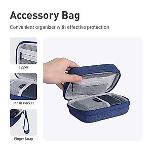 GL.iNet GL-A1300 (Slate Plus) Wireless VPN Encrypted Travel Router & Gadget Organizer Case (Blue)