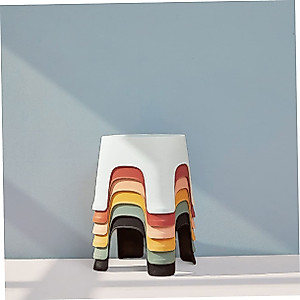 GRIRIW Multi Use Step Stool Home Low Stool Shoes Wearing Bathroom Kitchen Stool