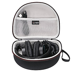 LTGEM Hard Headphones Case for Sony MDR7506 Professional Large Diaphragm Headphone - Travel Carrying Storage Bag