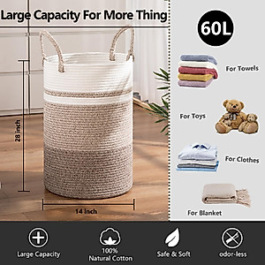 SIXDOVE Laundry Basket, Laundry Hamper, Baby Nursery Hamper, Foldable Laundry Hamper with Handles, Storage Blanket Clothes Toys in Bedroom, Living Room-13.8 "L * 19.7 "H-Gradient Yellow