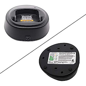 WPLN4137 WPLN4137BR Charger Compatible for Motorola Radio CP200 CP200D PR400 EP450 DEP450 CP040 CP150 CP180 NNTN4497 NNTN4970 NNTN4851 WPLN4138
