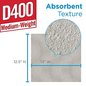 Brawny Industrial 1/4-Fold Medium Duty General Purpose D400 Wiper by GP PRO (Georgia-Pacific), 200-00, Oatmeal (18 Packs, 65 Cloths per Pack)
