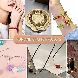 BTYYIHEX 8mm Glass Beads for Bracelet Jewelry Making,627PCS Crystal Gemstone Beads Bracelet Making Kit for DIY Craft,DIY Bulk Cute Bead Girls' Jewelry, Girls' Gift and Adults Jewelry Making Supplies