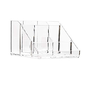 Ettori Makeup Organizer Tray, 6-Compartment Vanity Makeup Organizer for Jewelry, Hair Accessories, Bathroom Counter or Dresser