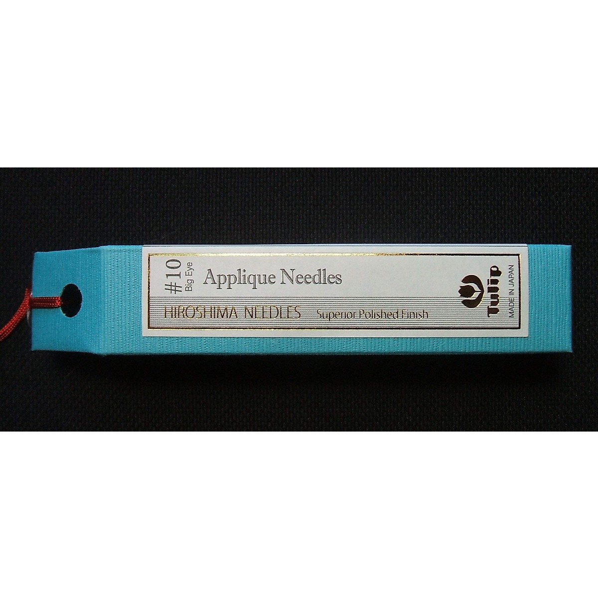 Tulip 6 Pack Size 10 Big Eye Applique Needle Hiroshima Needles Superior Polished Finish