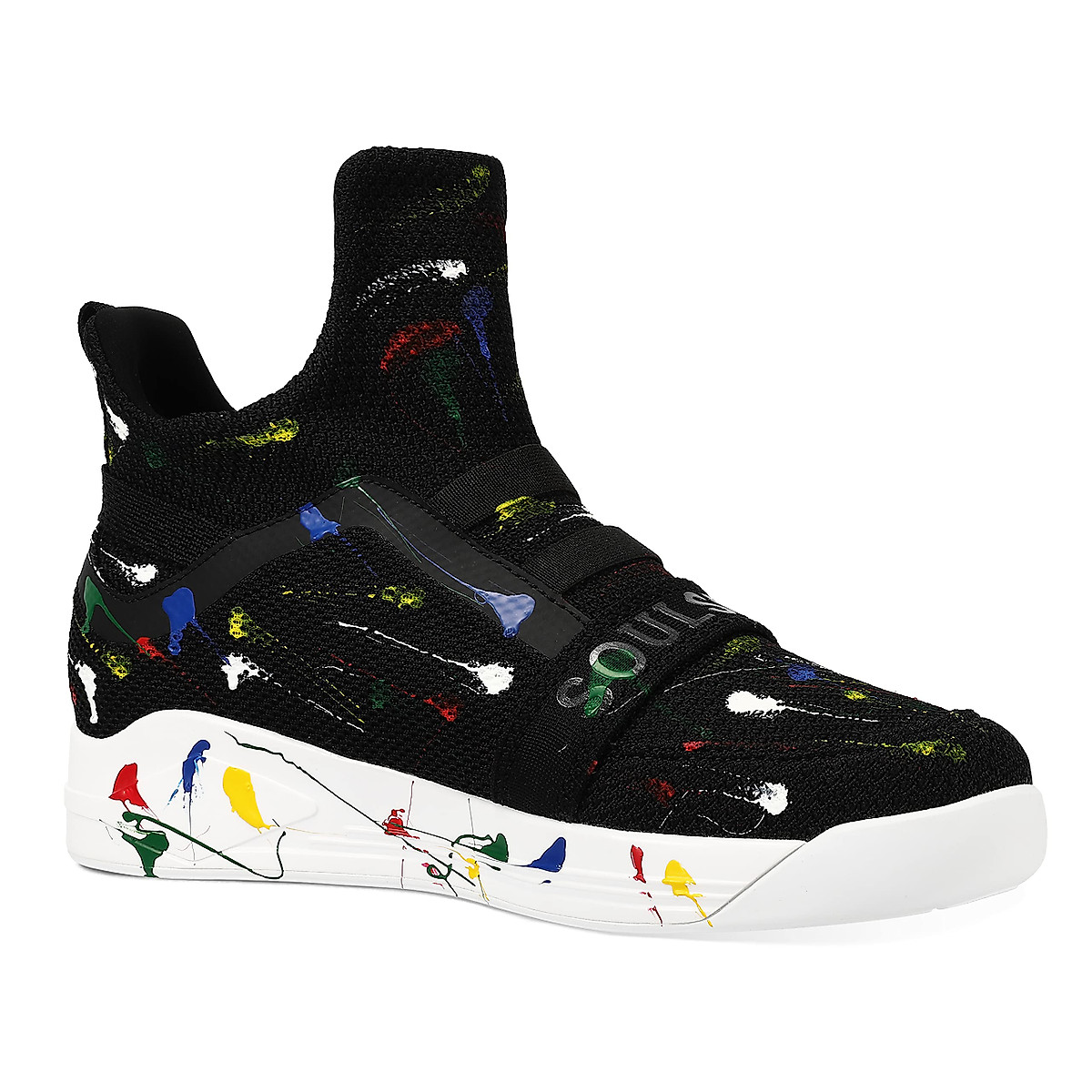 Soulsfeng High Top Running Shoes for Men Lightweight Breathable Mesh Walking Athletic Sneakers