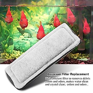 Aquarium Filter Replacement， Tropical Cartridge High Efficient Fish Tank Filter ， for Activated Carbon Filter Cartridges for(XP-05 09 11 13 Replacement Cotton)