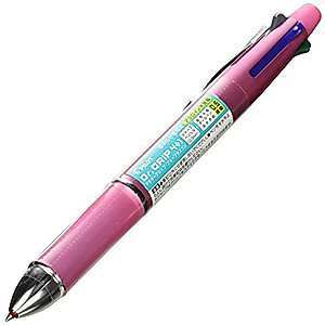 Pilot Multi Function Doctor Grip 4+1 Pen with 0.7mm Acro Ink Ballpoint & 0.5mm Mechanical Pencil, Shell Pink (BKHDF1SEF-SP)