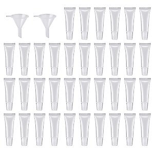 HRLORKC 40Pcs 10ml Empty Tubes Lip empty lip gloss containers for Lip Gloss Balm Cosmetic