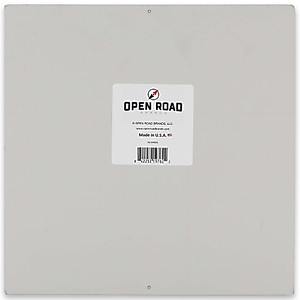 Open Road Brands Where Things Get Done Eventually Metal Sign - Funny Distressed Metal Sign for Garage, Shop or Office
