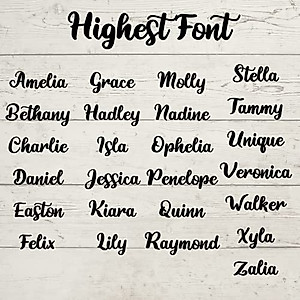 Wooden Custom Name Sign, Nursery Name Sign, Family Name Signs, Choice of Size & Fonts!