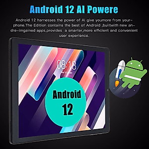 Dpofirs Tablet 10 Inch IPS Screen Octa Core CPU, Tablet PC with Dual SIM Dual Standby 5000mAh Battery, Fire HD Dual Camera 4GB RAM 64GB ROM Hard Disk WiFi (Blue)