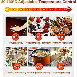 Buffet Warming Tray Hot Plate, Party Chafing Dish, Electric Food Warmer for Kitchen, Dining Room, Restaurant, with Adjustable Temperature Control