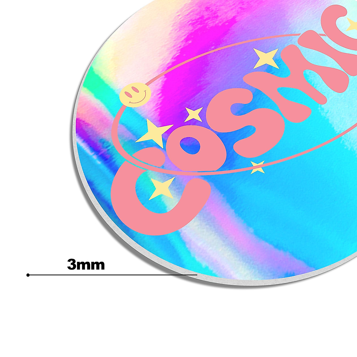 HK Studio Y2K Room Decor - Hologram Disc Teen Room Decor 6" Pack 12