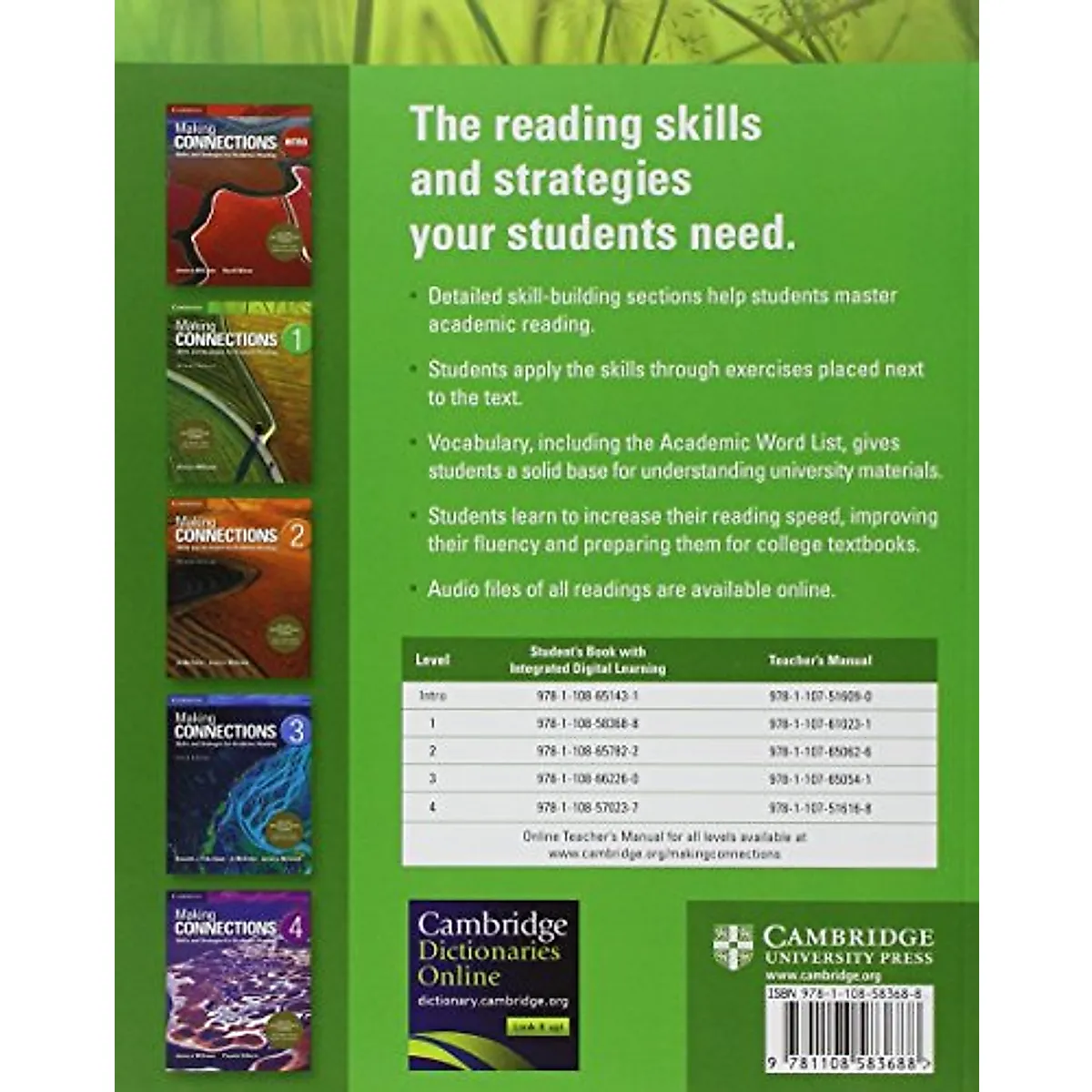 Making Connections Level 1 Student's Book with Integrated Digital Learning: Skills and Strategies for Academic Reading