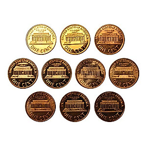 1960-1969 S Lincoln Cent Gem Proof Run 10 Coin Lot U.S. Mint