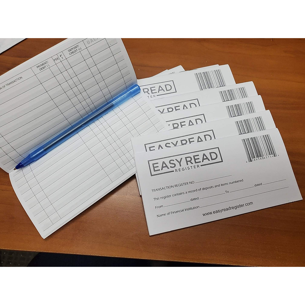 10 Checkbook Transaction Registers, 2022-2023-2024 Calendars, Made in USA