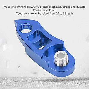 Aluminum Alloy bikes Tail Hook Extension Extender , bikes Rear Derailleur Hanger Extension , Frame Gear Tail Hook Extender for Most Bikes (Blue) , bikes Rear Derailleur Hanger Extension , Alumin