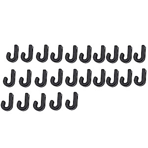 Yosoo Health Gear Kayak J Hooks, 25pcs Kayak Attachments J Hooks, Kayak Bungee Hooks Nylon Lashing Hooks for Canoe Repair, Kayak Tie Down Hook for Kayaks Canoes Boats, Kayak Fishing Accessories