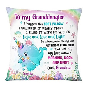 Granddaughter Grandson Sea Animals Hug This Pillow
