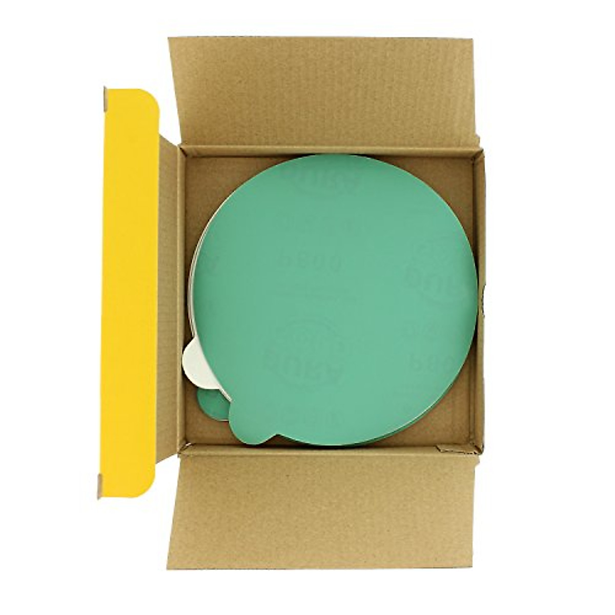 Dura-Gold Premium 800, 1000, 1500, 2000, 3000 Grit 6" Green Film PSA Sanding Discs, 5 Each, 25 Total, Self Adhesive Stickyback Sandpaper for DA Sander, Finishing Sand Automotive Paint Woodworking Wood