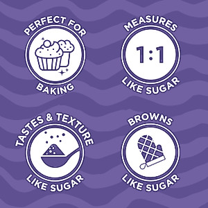 SPLENDA Magic Baker Zero Calorie Plant Based Granulated Baking Blend with Stevia, Erythritol and Allulose – Zero Sugar, Keto Friendly, 1lb (16 oz) Pouch (Pack of 1), White