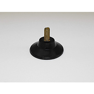 JL Missouri Parts 4X 3/8" #8-32 Screw in 1" Rubber Suction Cups, 5/16" Tall, Made in USA Isolator Foot