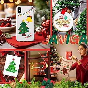 JAVIGA White Permanent Vinyl for Cricut Machines, 12" x 40 FT White Vinyl for Christmas Decorations Outdoor, Glossy White Adhesive Vinyl Roll for Wedding Party, Wall Stickers, Cards, Mug, Signs Decals