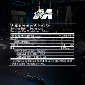 CLA Supplements | MuscleTech Platinum Ultra Pure CLA | 800 mg of CLA per Serving | Conjugated Linoleic Acid | Anti-Catabolic Support | Stimulant-Free Formula | 90 CLA Pills (90 Servings)