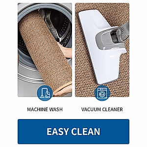 Kitchen Rugs and Mats, Washable Non-Skid Kitchen Mats for Floor, Large Runner Rugs for Kitchen Floor, Front of Sink, Hallway, Laundry Room (Beige, 20"x70")