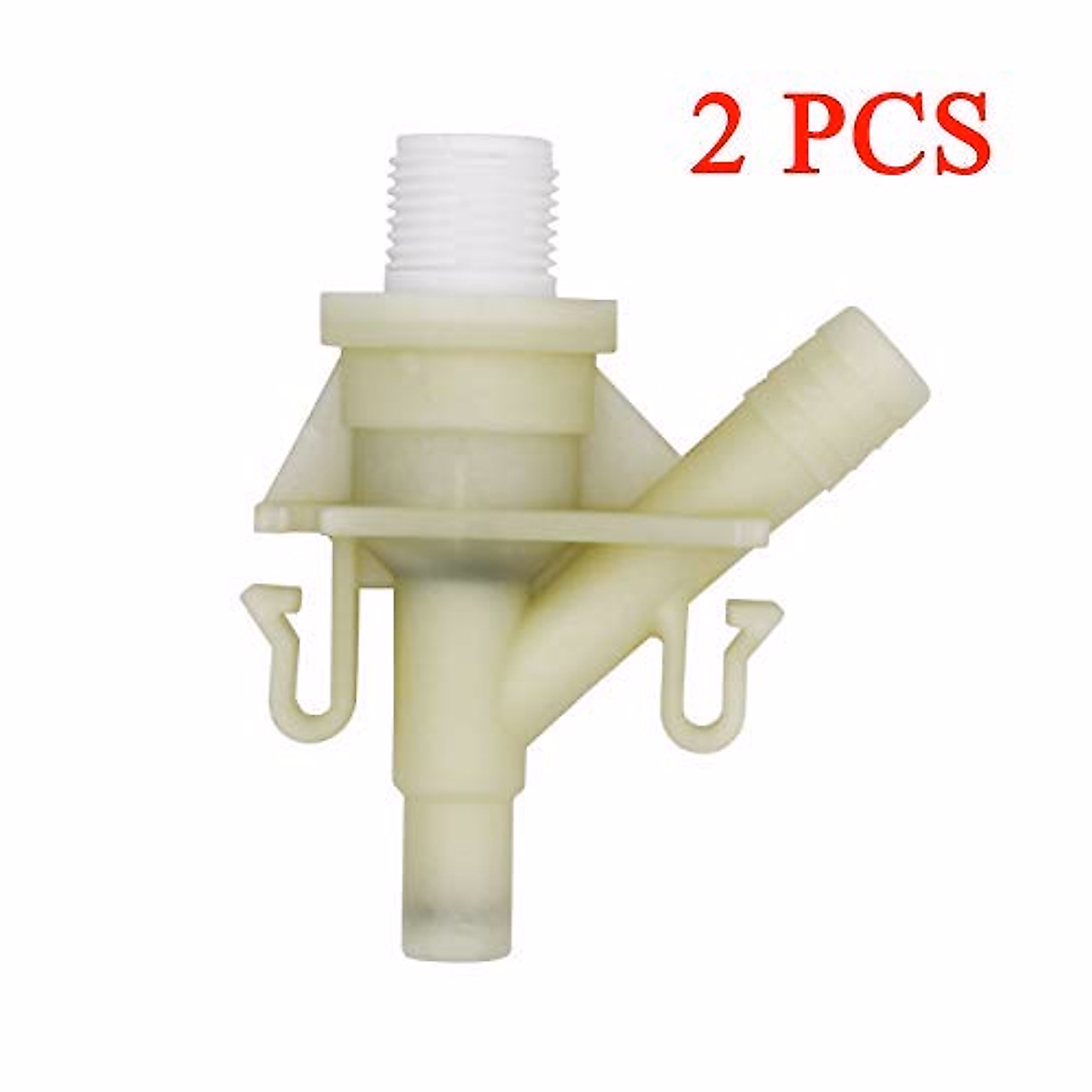 Byenins New Durable Plastic Water Valve Kit 385311641 Replacement for 300 310 320 Series Toilet (2 PCS)