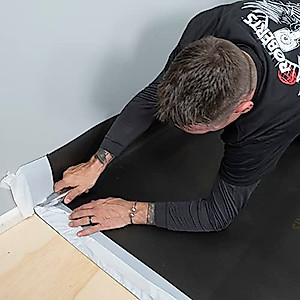 ROBERTS Black Jack Underlayment - 100 sq. ft. Roll - 43" x 28' x 2.5 mm