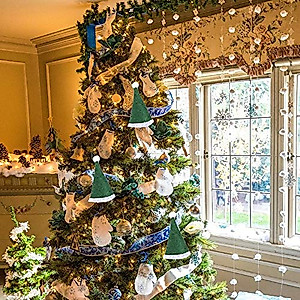 Oyalma Mini Christmas Hats Ornaments Felt Christmas Tree Pendant Festival Year Christmas Decoration for Home Navidad-70872