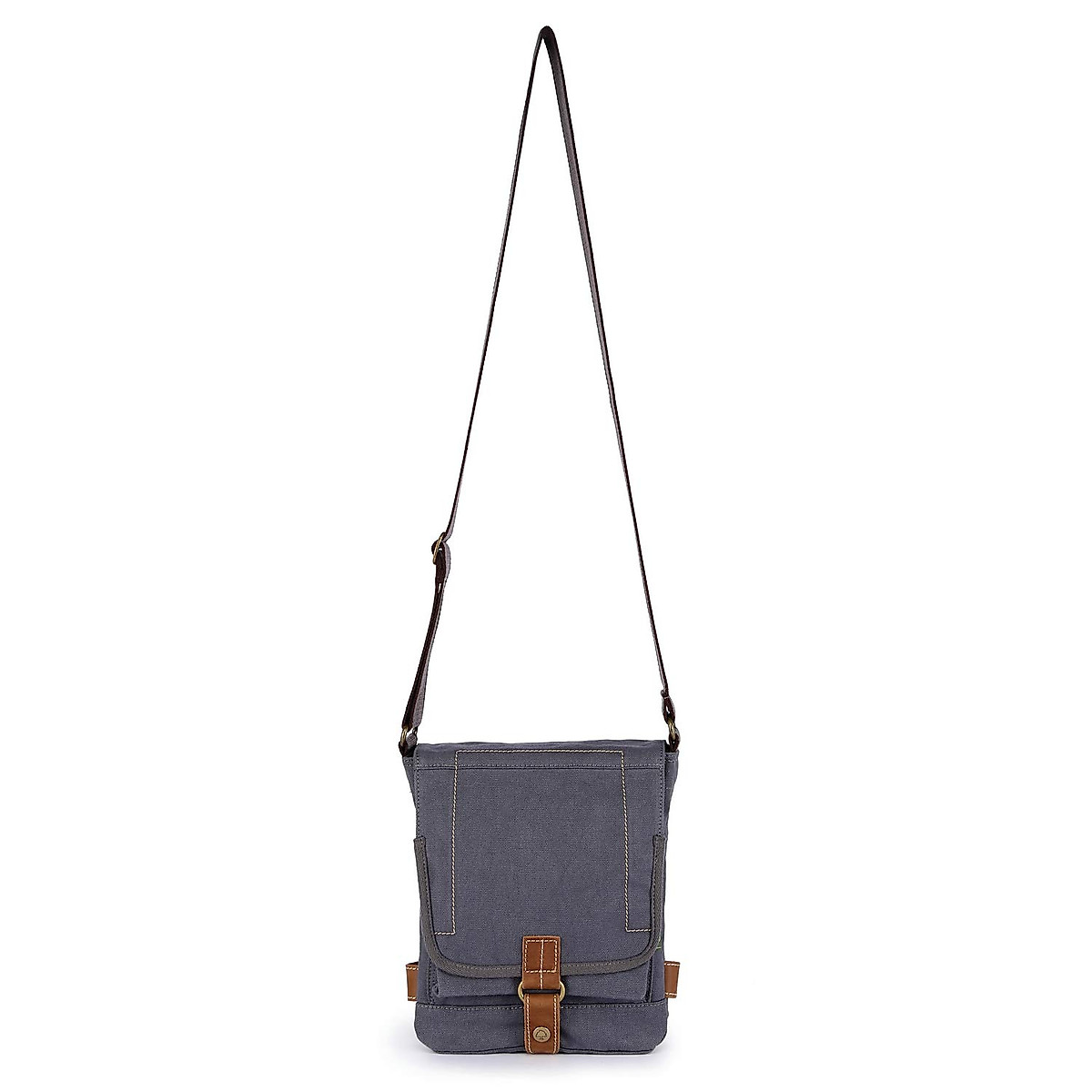 Atona Classic Flap Crossover Bag (Grey)