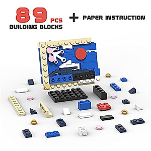 Mount Fuji Building Block Kits, Japan Famous Attraction Building Set, Creative Educational Building Brick Toys for Kids(89 Pieces)