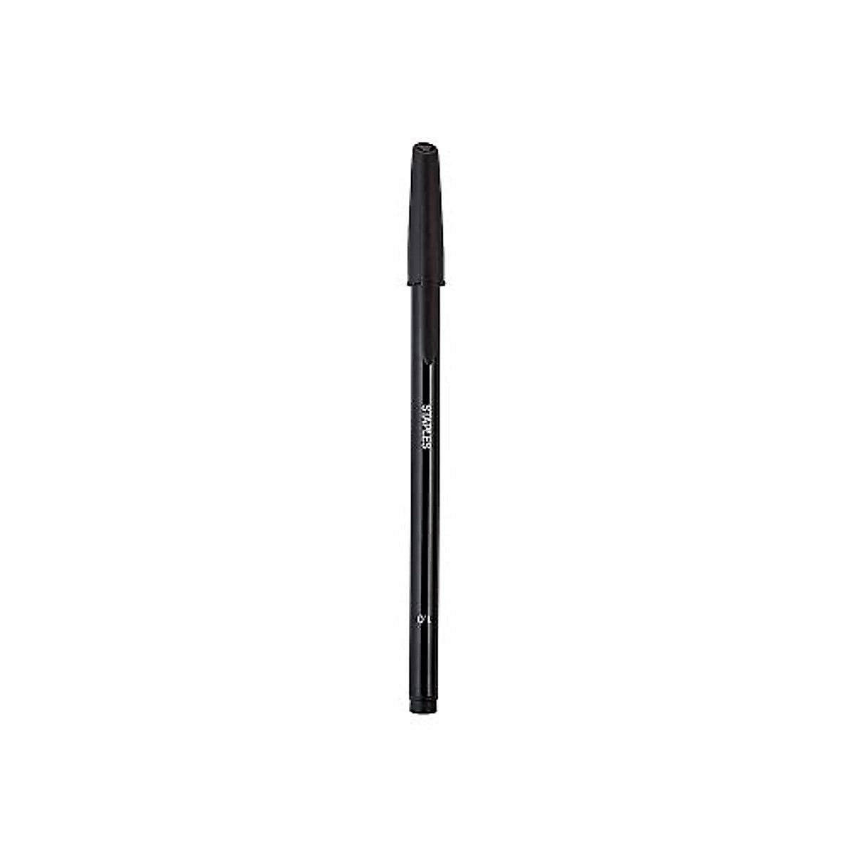 STAPLES 2072214 Ballpoint Stick Pens Medium 1.0mm Black 12/Pk (29256)