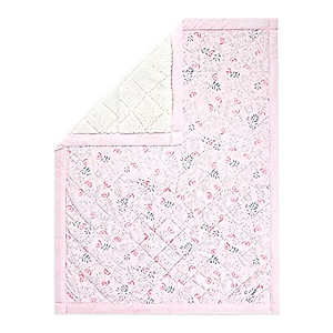 aden + anais Embrace Cozy Toddler-Bed Weighted Blanket for Kids – 2.65 Pounds 31” x 40” – Machine Washable – Sherpa Winter Blanket – Morris Vine