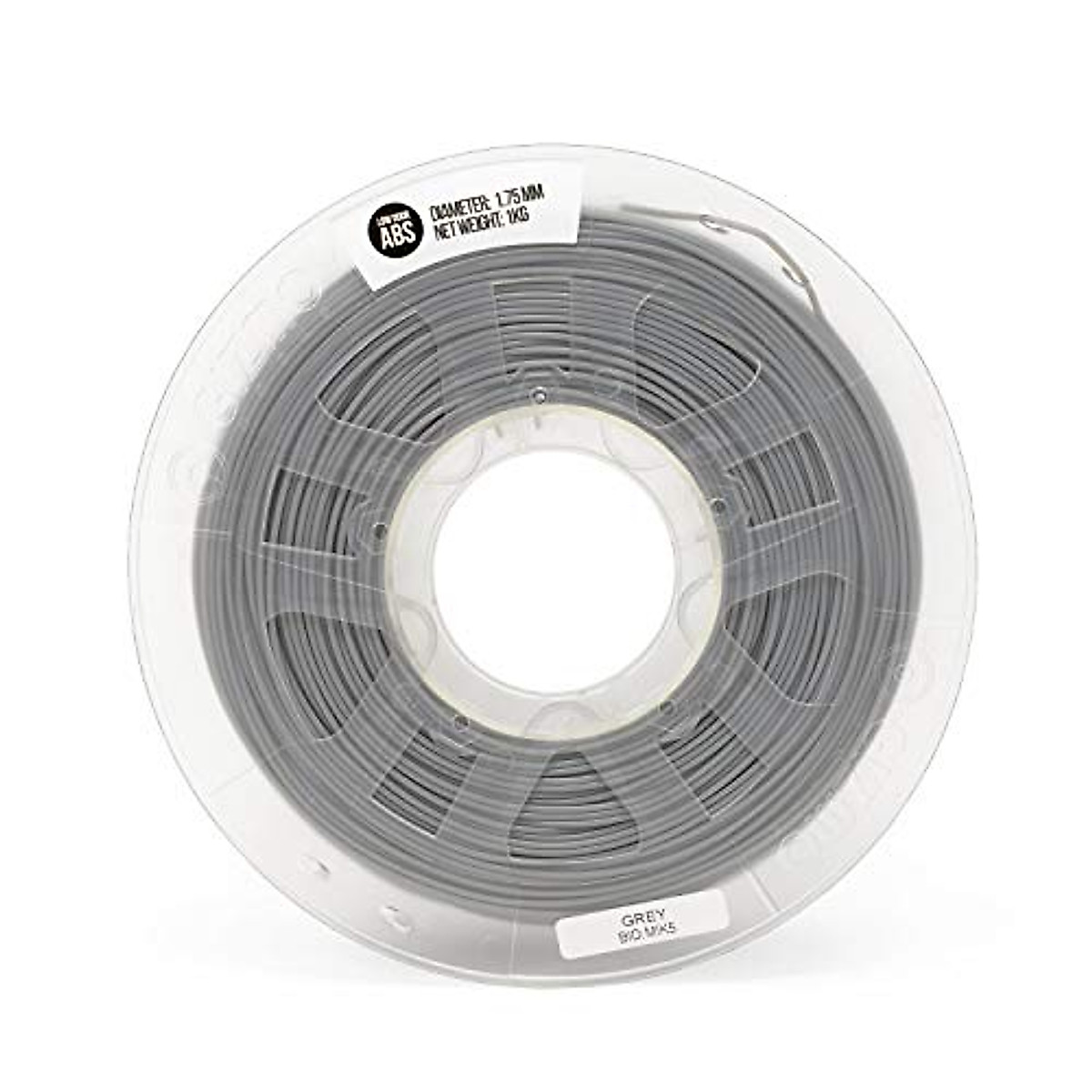 Gizmo Dorks Low Odor ABS 3D Printer Filament 3mm (2.85mm) 1kg, Gray