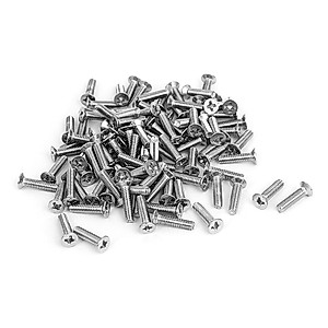 uxcell a15121600ux0608 M3x12mm Countersunk Flat Head Cross Phillips Screw Bolts (Pack of 100)